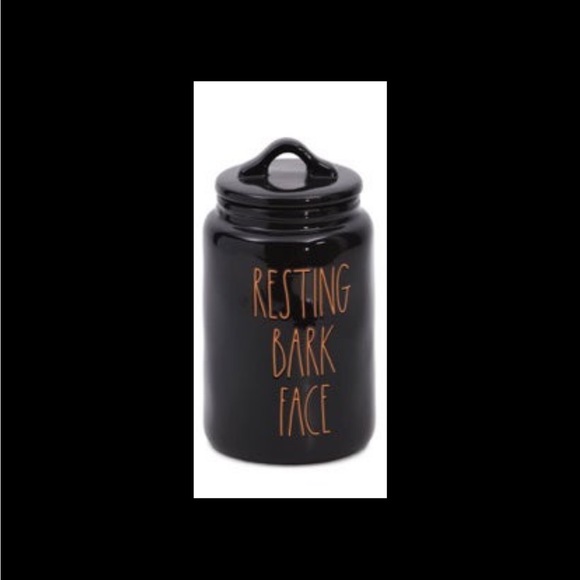 Rae Dunn | Holiday | Rae Dunn Large Resting Bark Face Canister New ...